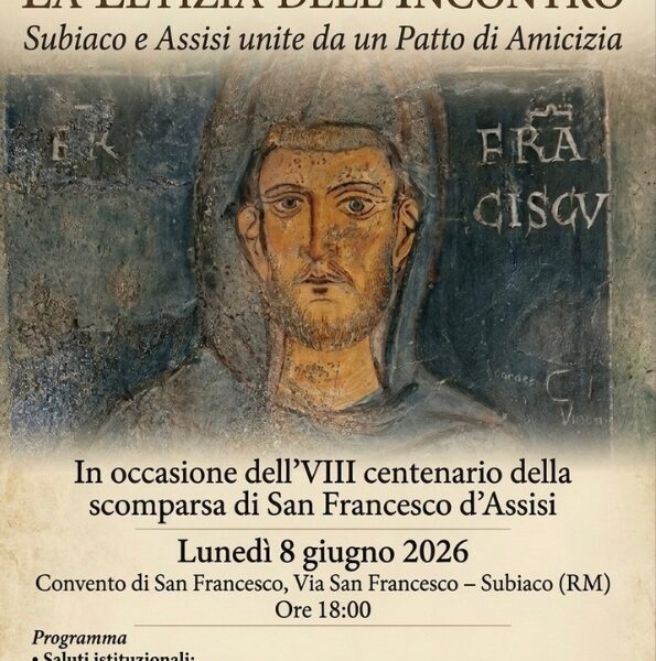 SUBIACO E ASSISI SIGLANO UN PATTO DI AMICIZIA: UNIONE NEL SEGNO DI SAN ...